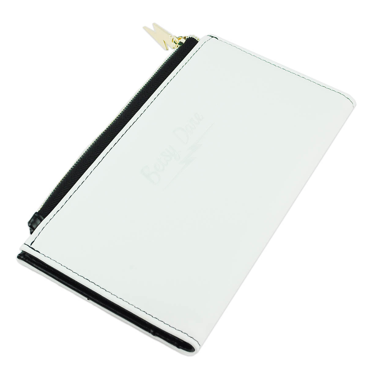 Lightning Bolt Zip Wallet in After Party | Betsy Dare